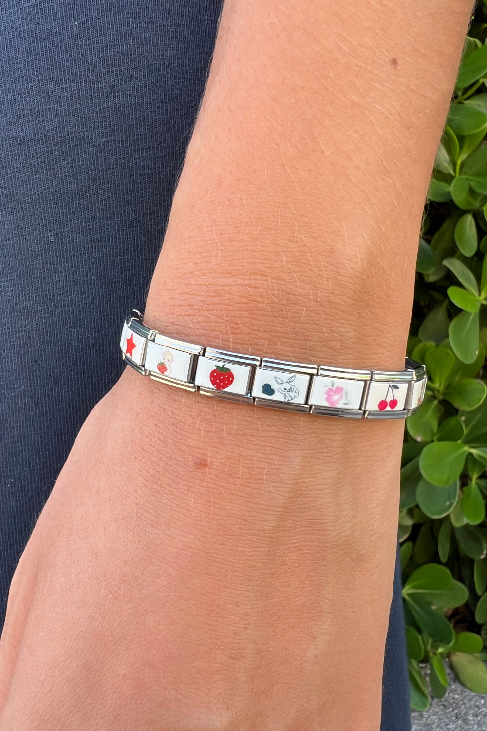 Stainless Steel Charm Bracelet